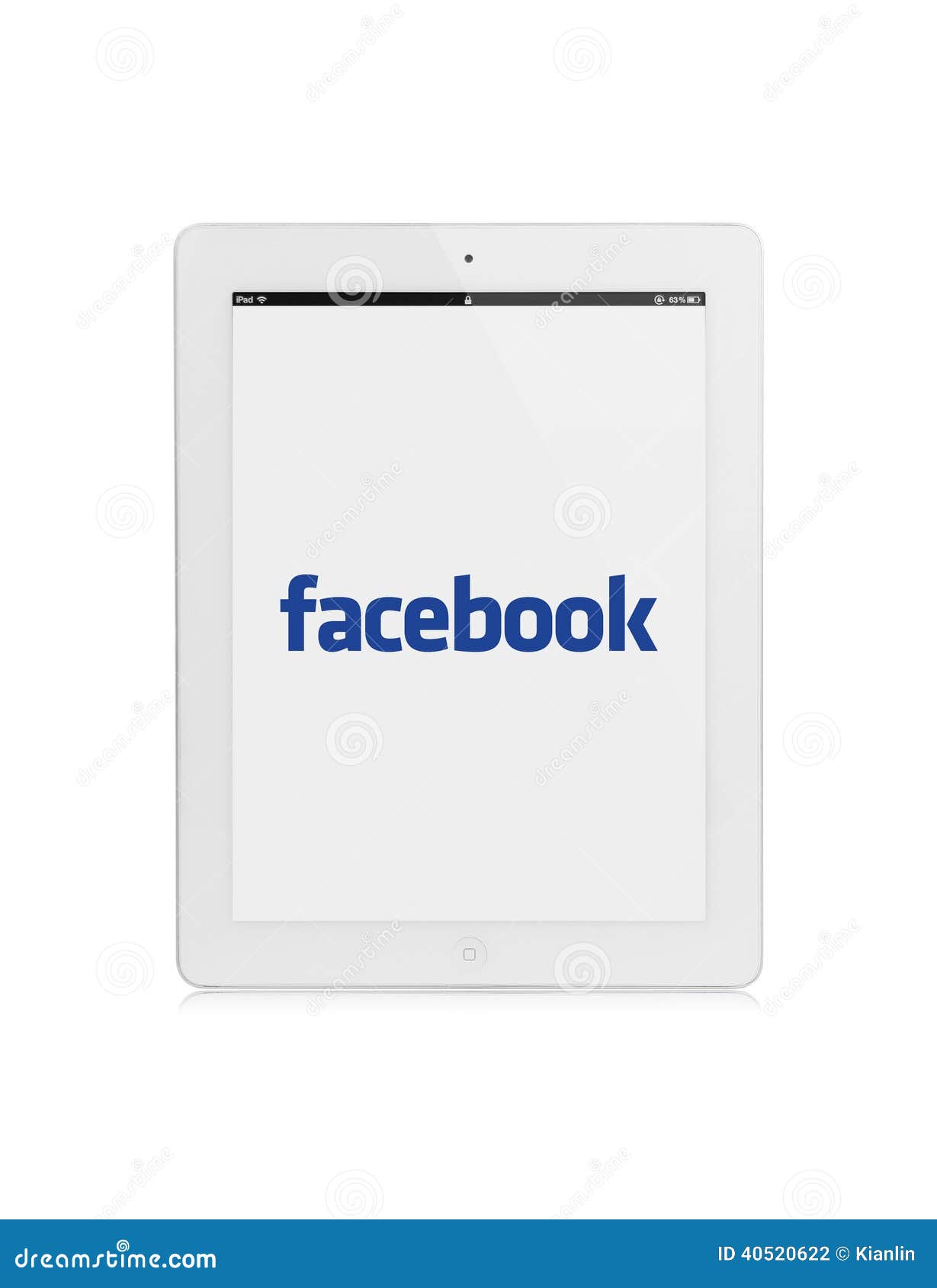 Ipad facebook editorial photography. Illustration of chat - 40520622