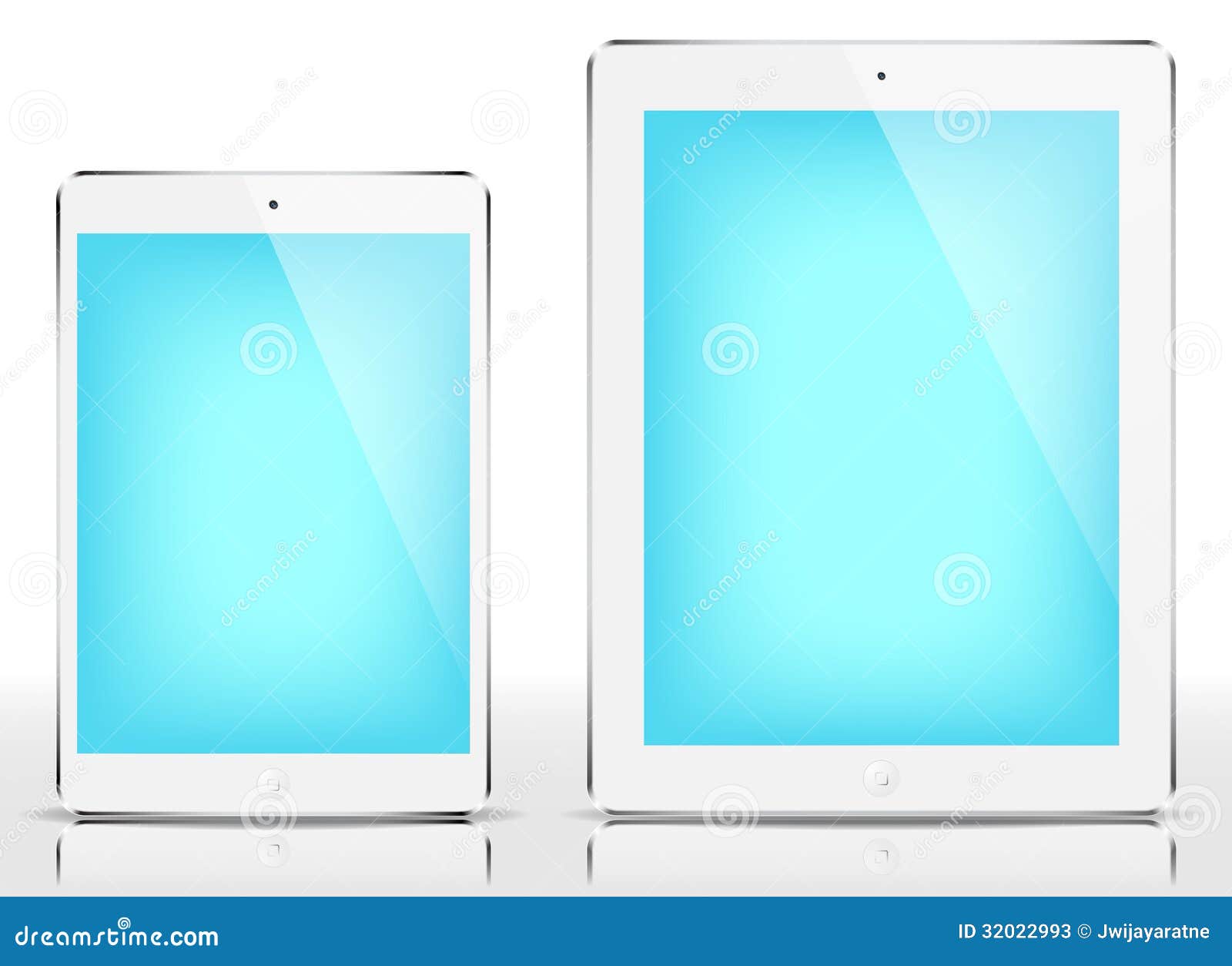 Touchpad On Blue Background. Stock Photography | CartoonDealer.com ...