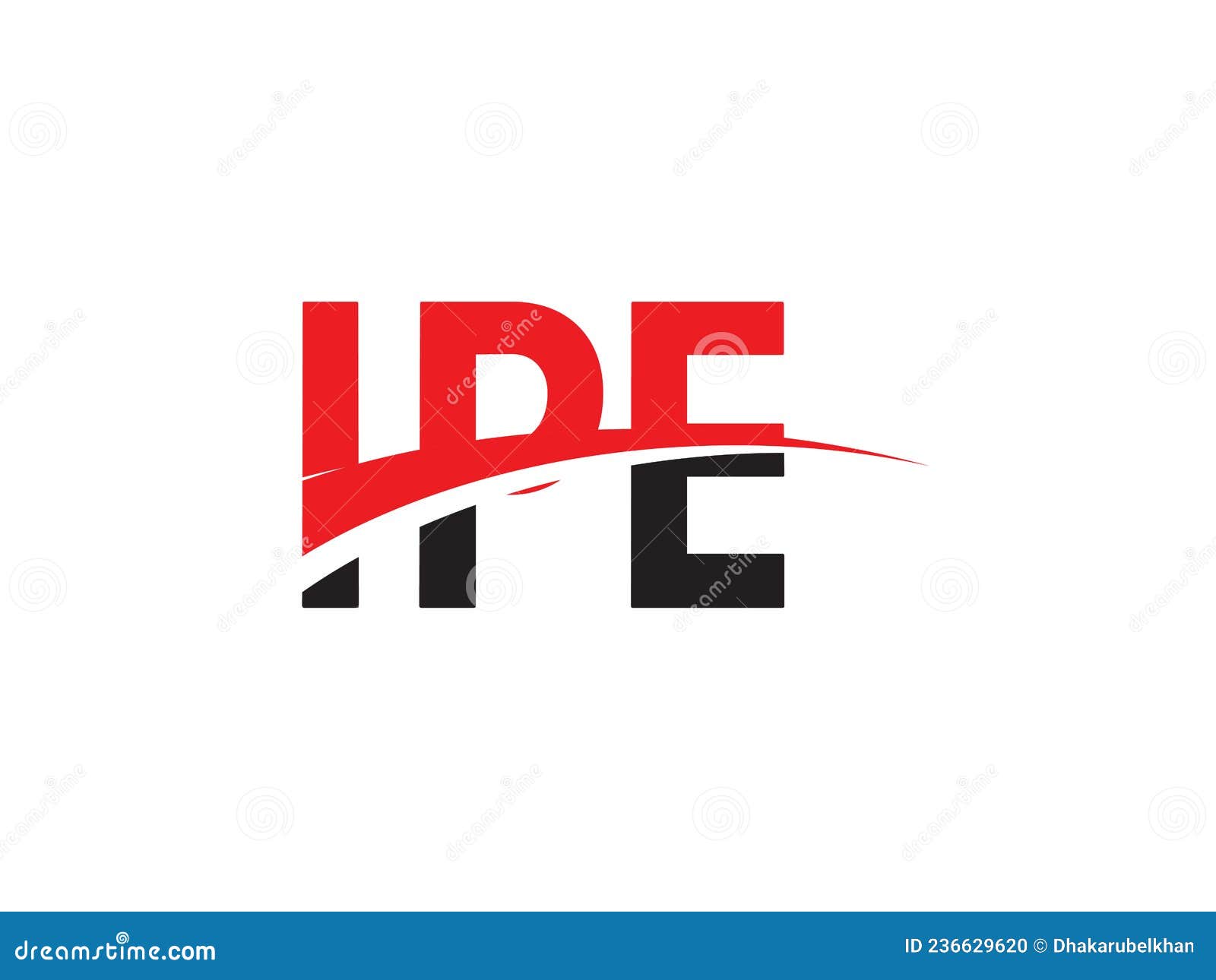 IPE Letter Initial Logo Design Vector Illustration Stock Vector ...