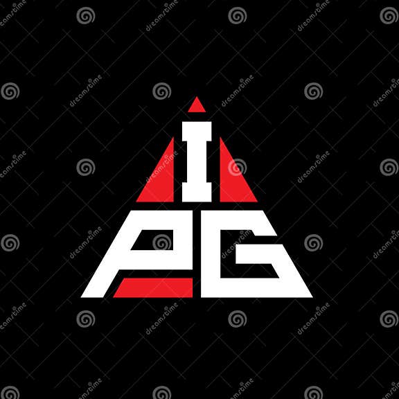 IPG Triangle Letter Logo Design with Triangle Shape. IPG Triangle Logo ...
