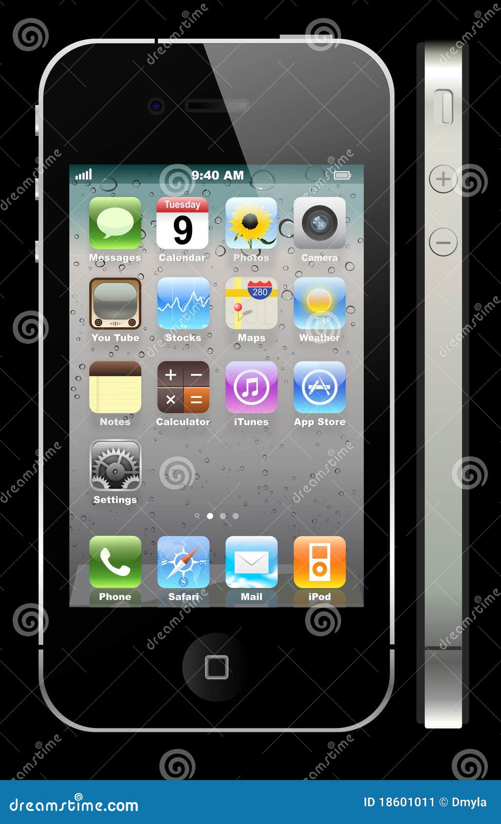 IPHONE 4 editorial photo. Illustration of generation - 18601011