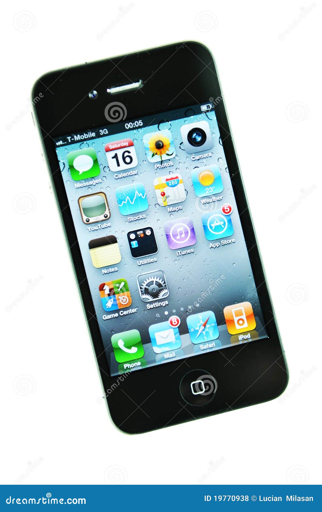 Iphone 4 editorial stock photo. Image of camera, game - 19770938