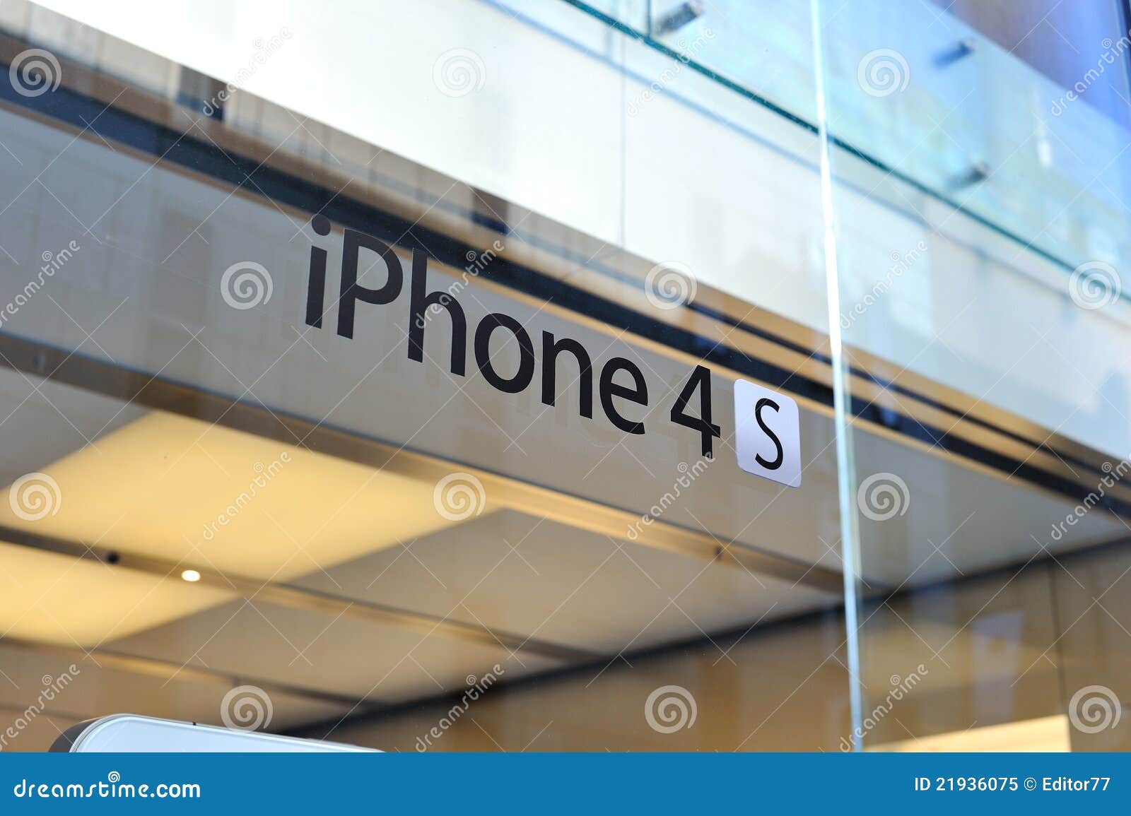 IPhone 4S logo editorial image. Image of apple, internet - 21936075