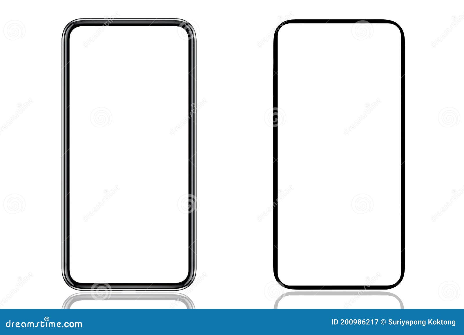 Iphone 12 with Blank White Screen from Apple Generation 10 Stock ...