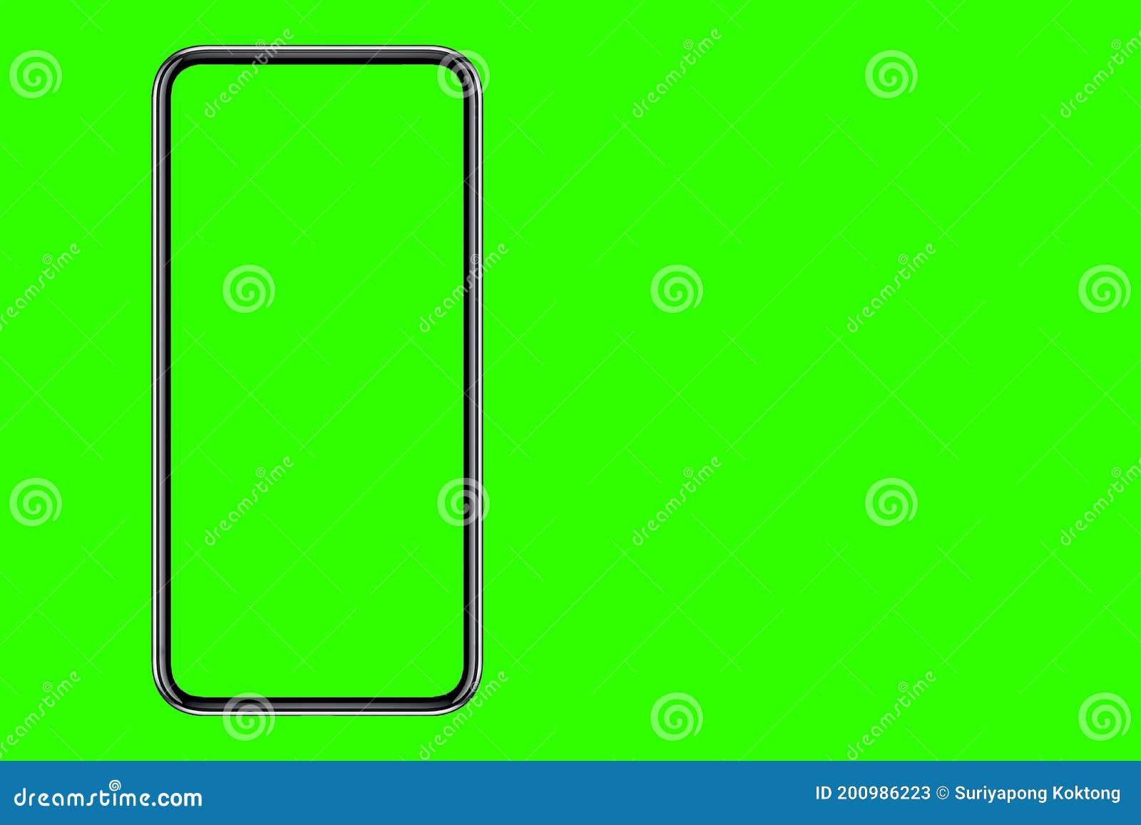 Iphone 12 with Blank White Screen from Apple Generation 10 Stock ...