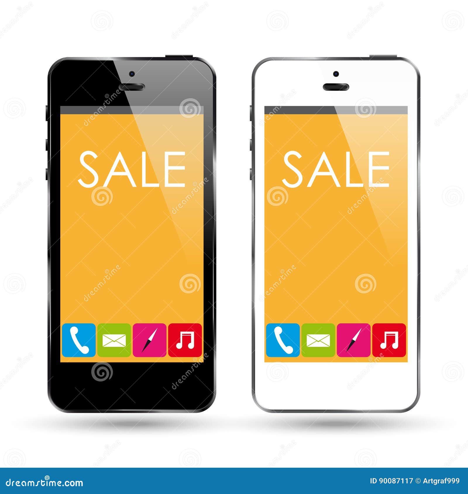 IPhone stock illustration. Illustration of element, communication ...