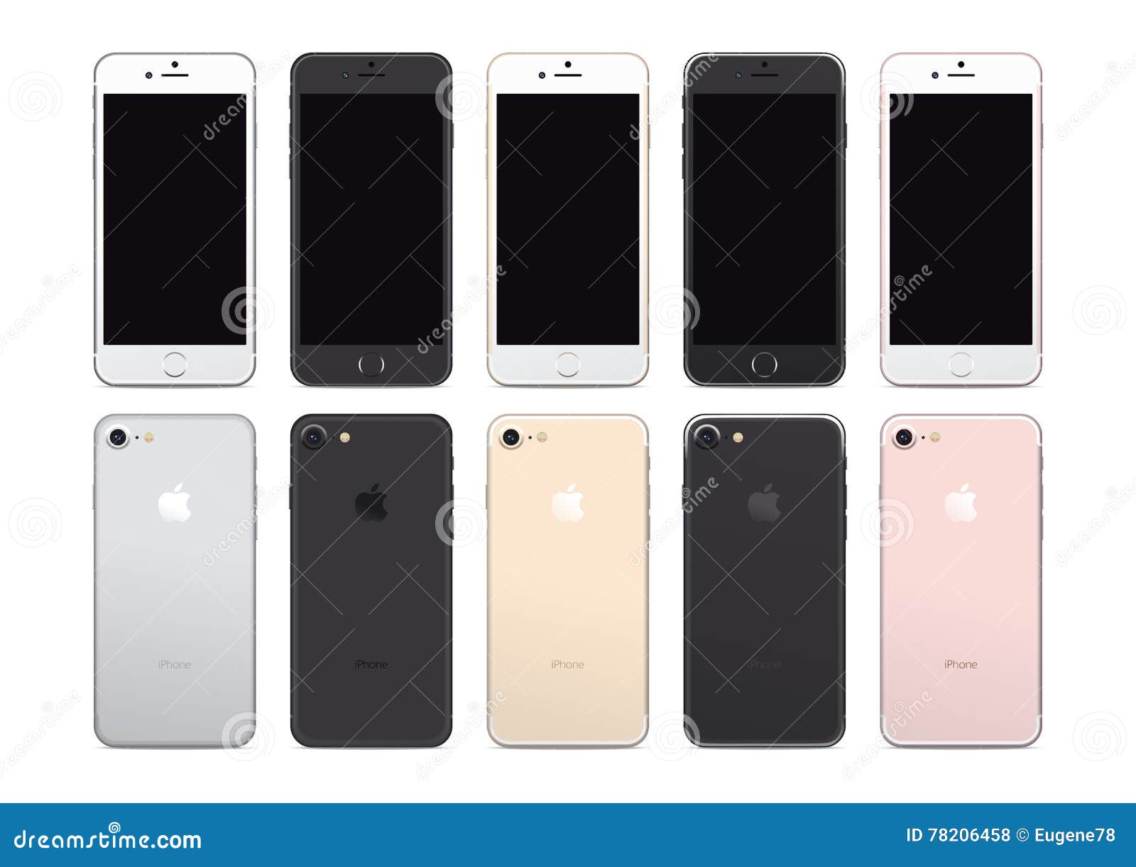 IPhone 7 editorial stock photo. Illustration of mobile - 78206458