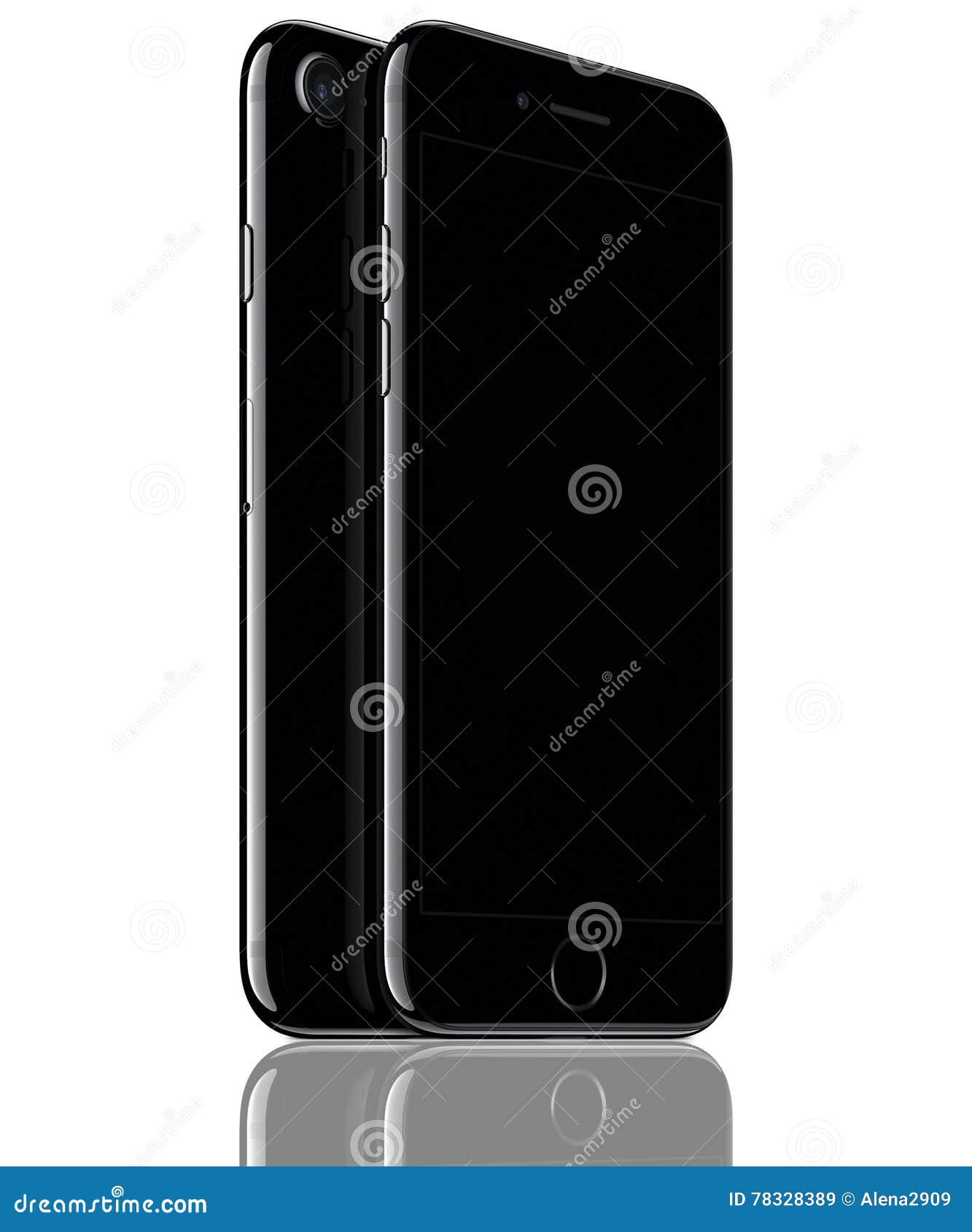 Iphone 7 stock image. Image of fingerprint, home, isolated - 78328389