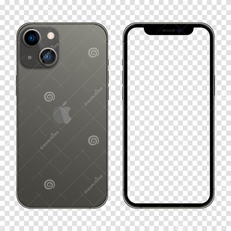 Iphone 13 Graphite Color. Realistic Smartphone Mockup Editorial ...