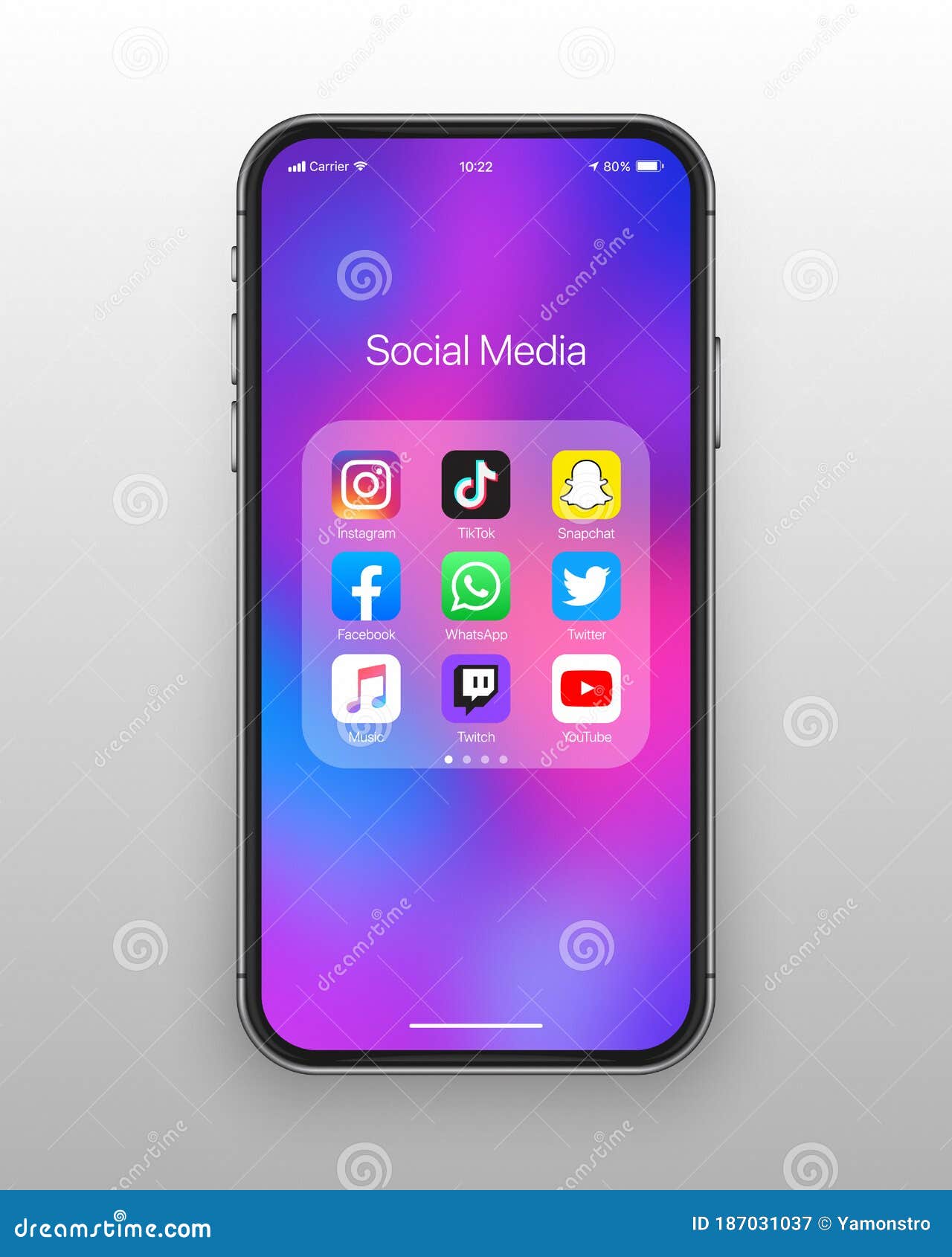 IPhone IOs Folder Social Media Icons Vector Set Editorial Photography ... IPhone IOs Folder Social Media Icons Vector Set Editorial Photography ...