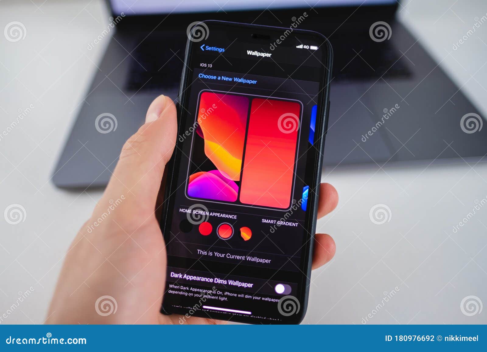 IPhone with IOS 14 on the Screen. Editorial Photography - Image of logo ...