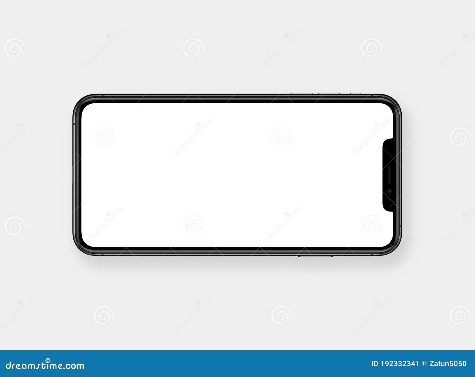 IPhone Mobile Horizontal Blank Empty Stock Image - Image of iphone ...