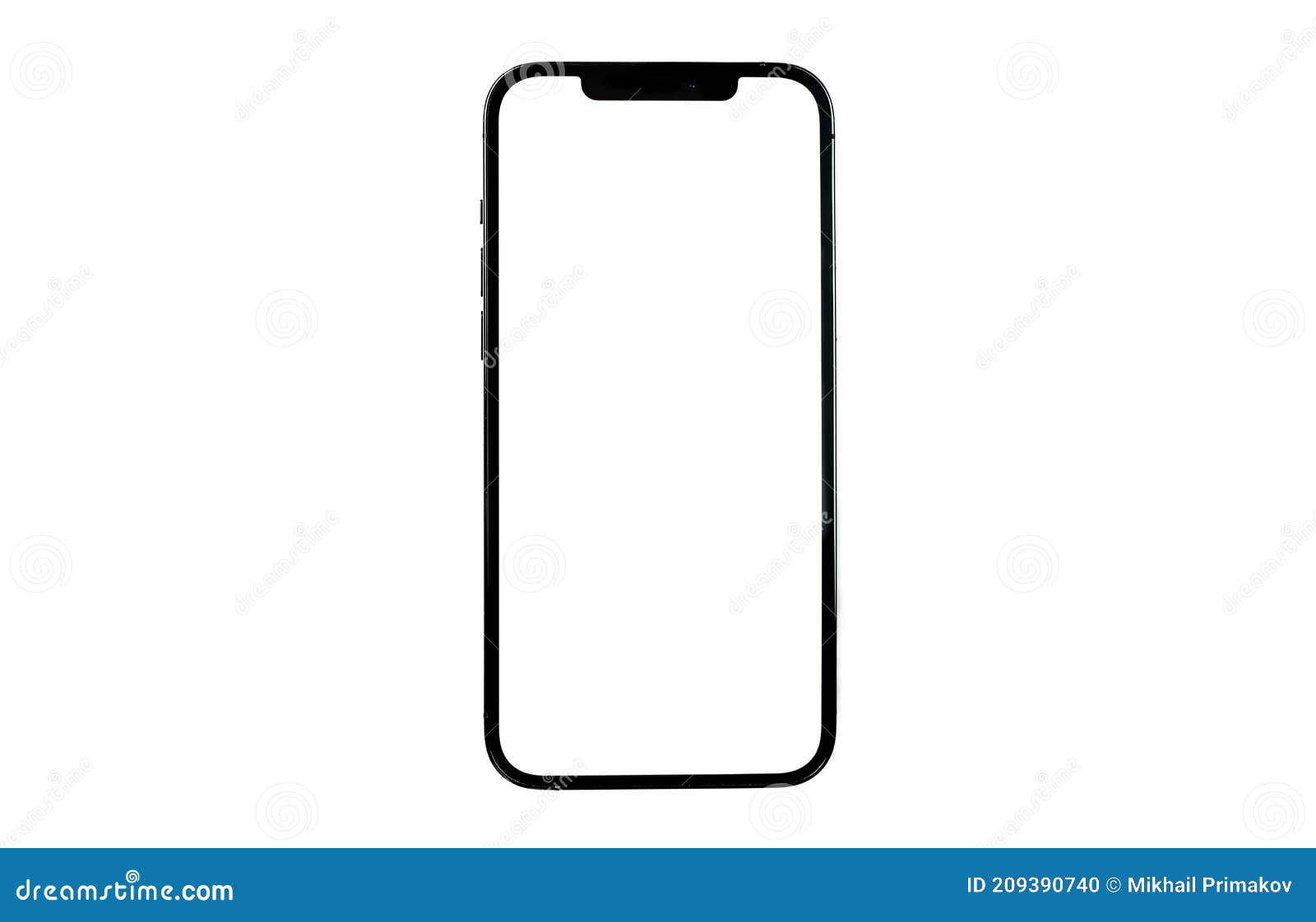 IPhone 12 Pro Max with Blank White Empty Screen Stock Photo - Image of ...