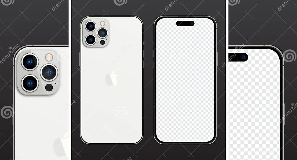 Iphone 14 Pro Mockup. Iphone 14 Realistic Vector. Smartphone Mockup ...