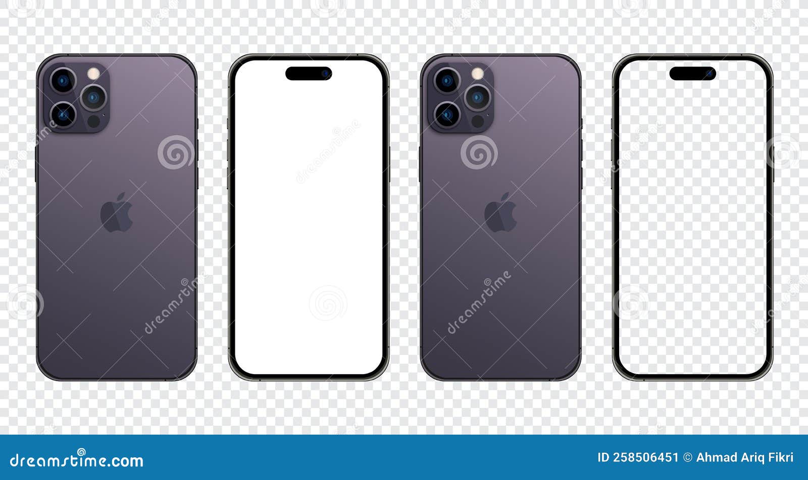 Iphone 14 Pro Mockup. Iphone 14 Realistic Vector. Smartphone Mockup ...