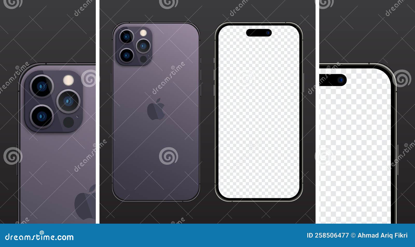 Iphone 14 Pro Mockup. Iphone 14 Realistic Vector. Smartphone Mockup ...