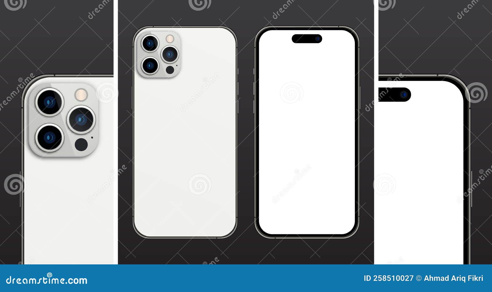 Iphone 14 Pro Mockup. Iphone 14 Realistic Vector. Smartphone Mockup ...