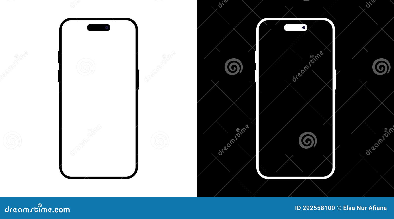 Iphone 15 Pro Smartphone Icon Vector for Mockup. Mobile Phone Sign ...