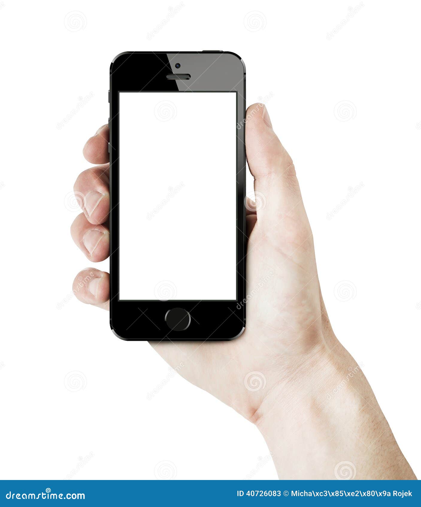 Iphone 5s En La Mano Masculina Foto de archivo editorial - Imagen de ...