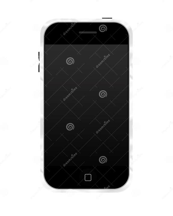 IPhone Schablone stock abbildung. Illustration von schablone - 66673350