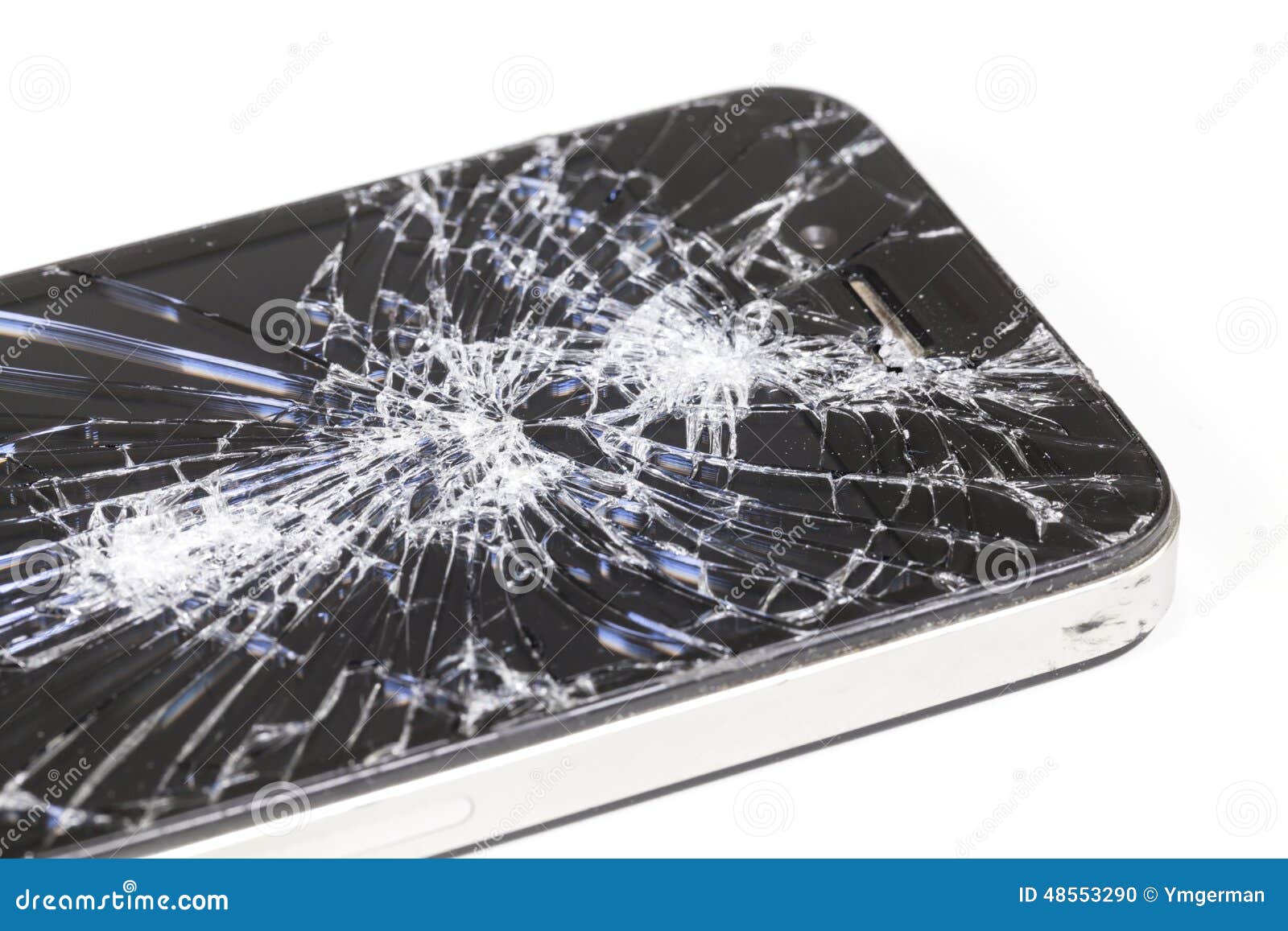 Broken White Iphone 4 Screen