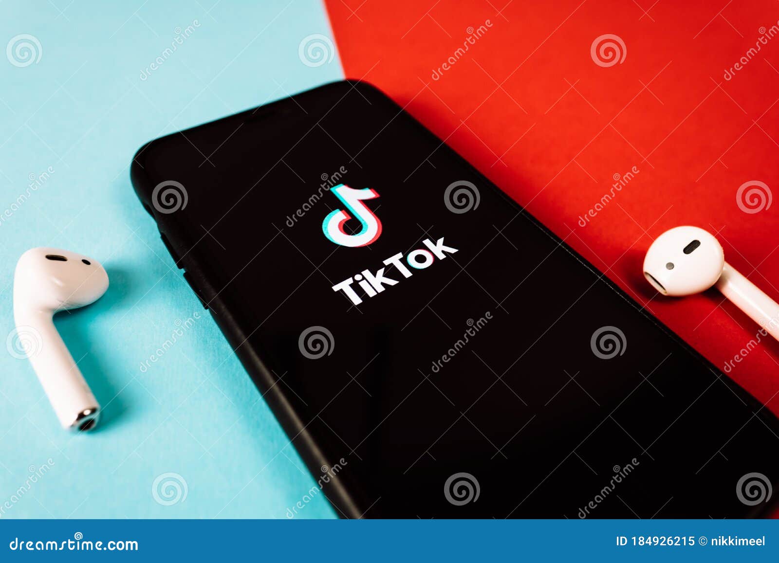 IPhone with TikTok App Logo on the Screen. Editorial Image - Image of ...