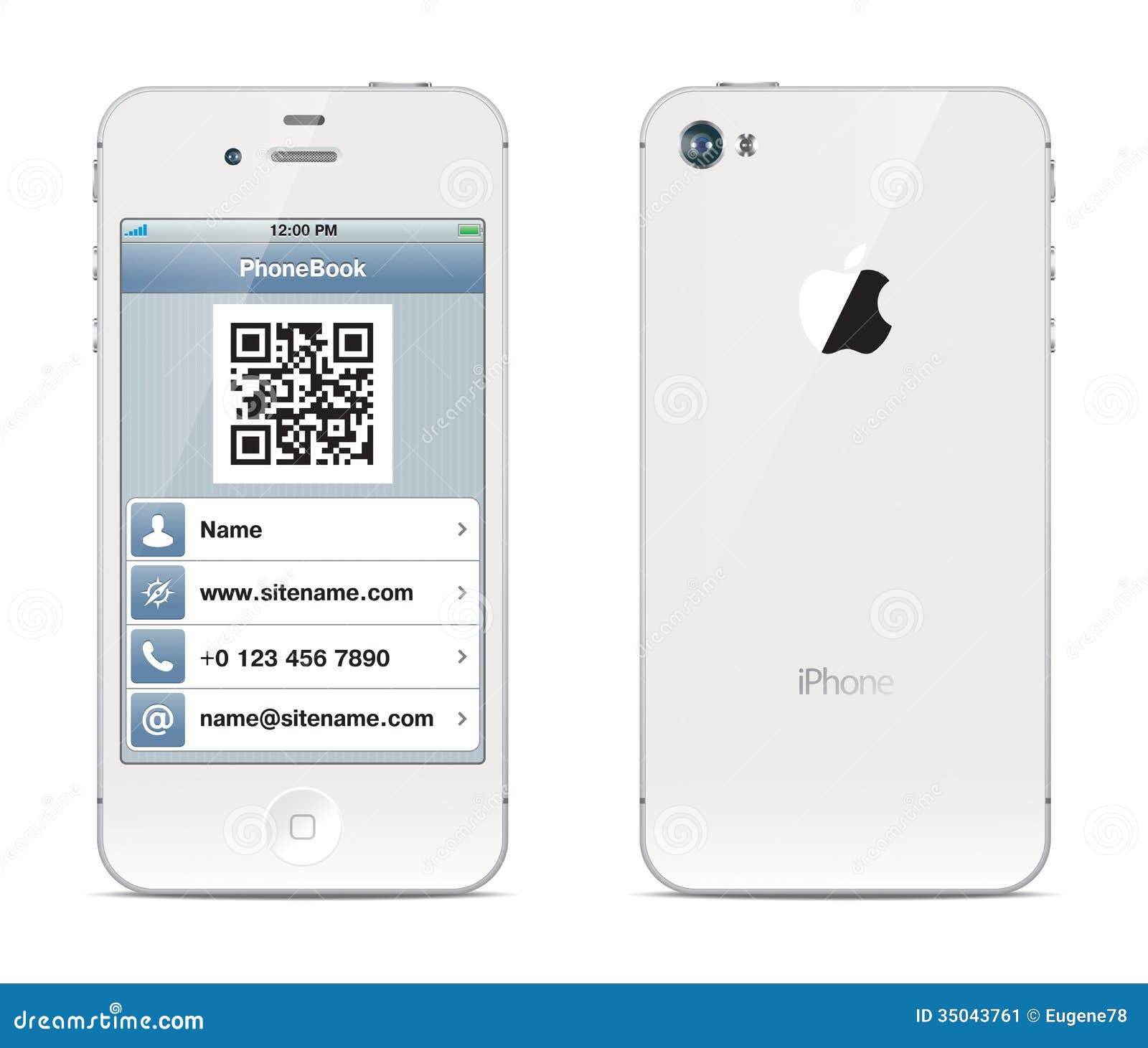 IPhone Visiting Card Illustration Editorial Photo - Illustration of ...