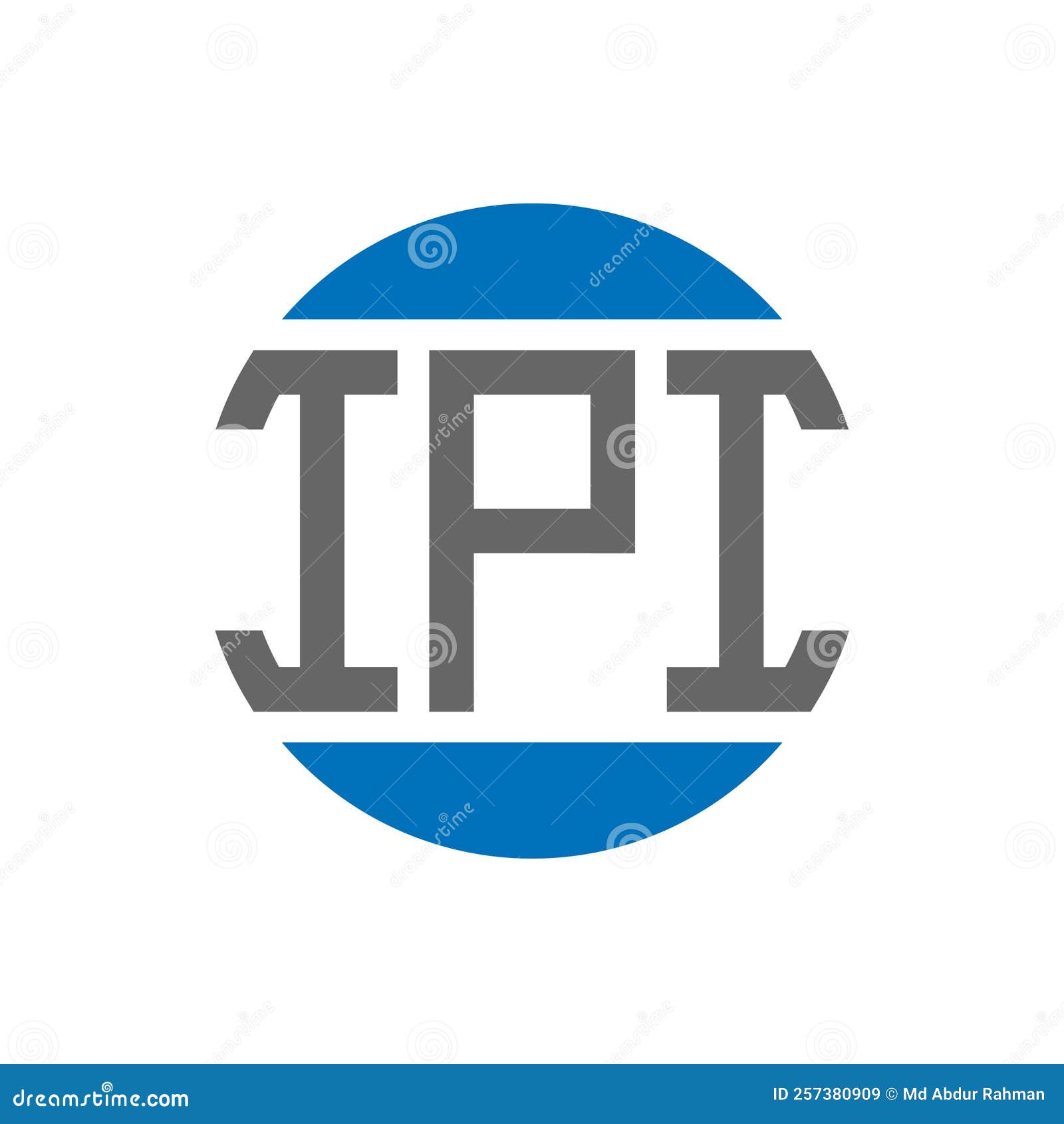 IPI Letter Logo Design on White Background. IPI Creative Initials ...