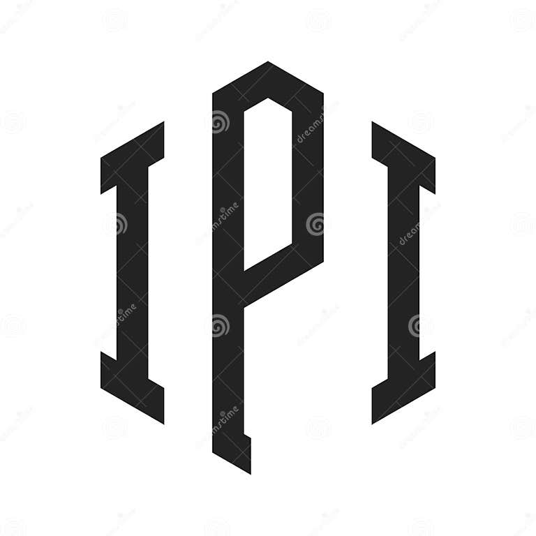 IPI Logo Design. Initial Letter IPI Monogram Logo Using Hexagon Shape ...