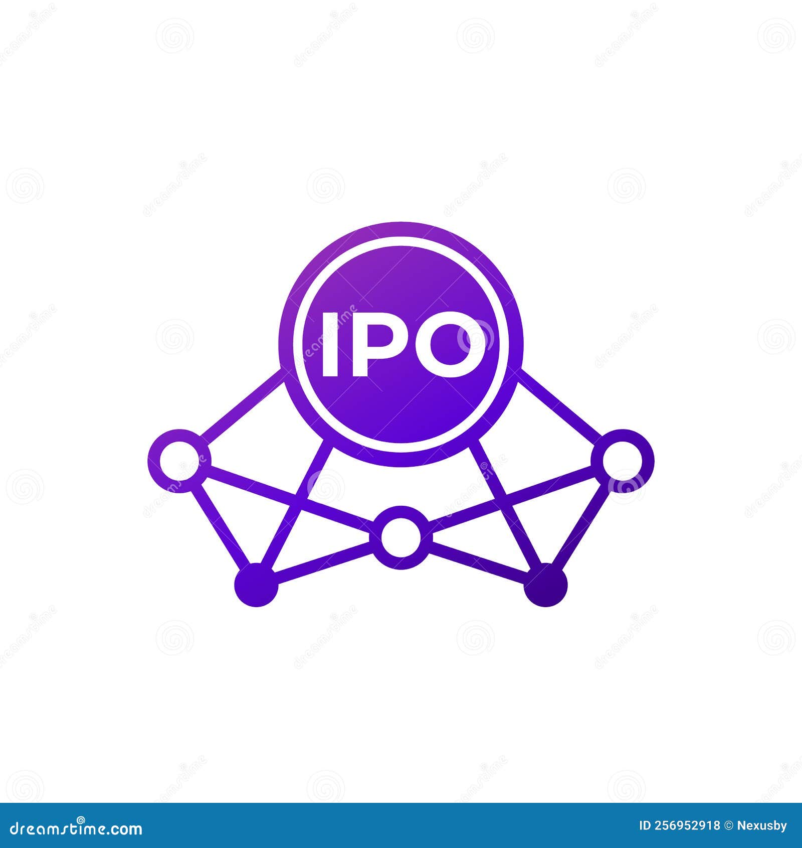 IPO Icon, Initial Public Offering Stock Vector - Illustration of ...