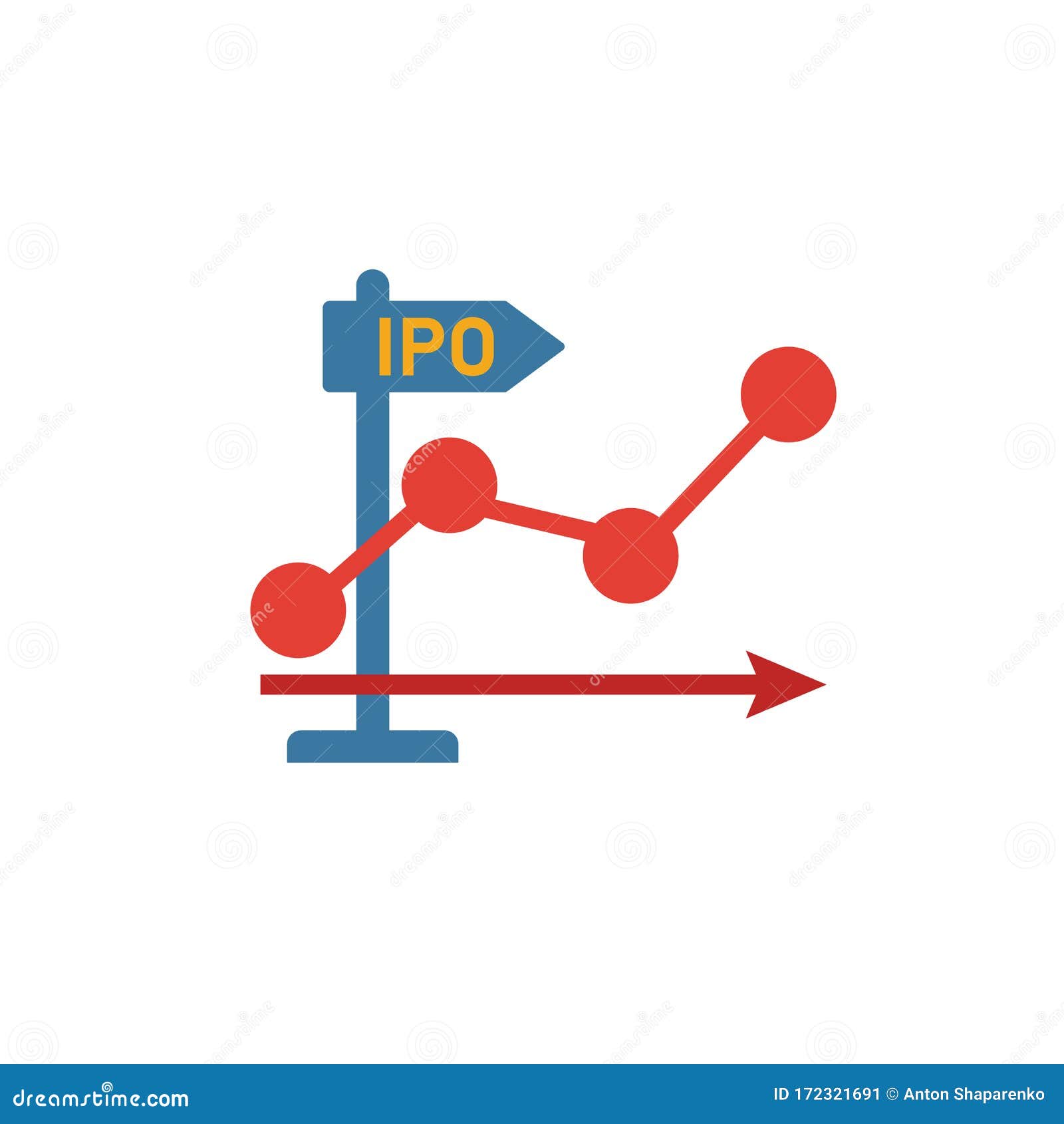 Ipo Icon. Simple Element from Startup Icons Collection Stock ...
