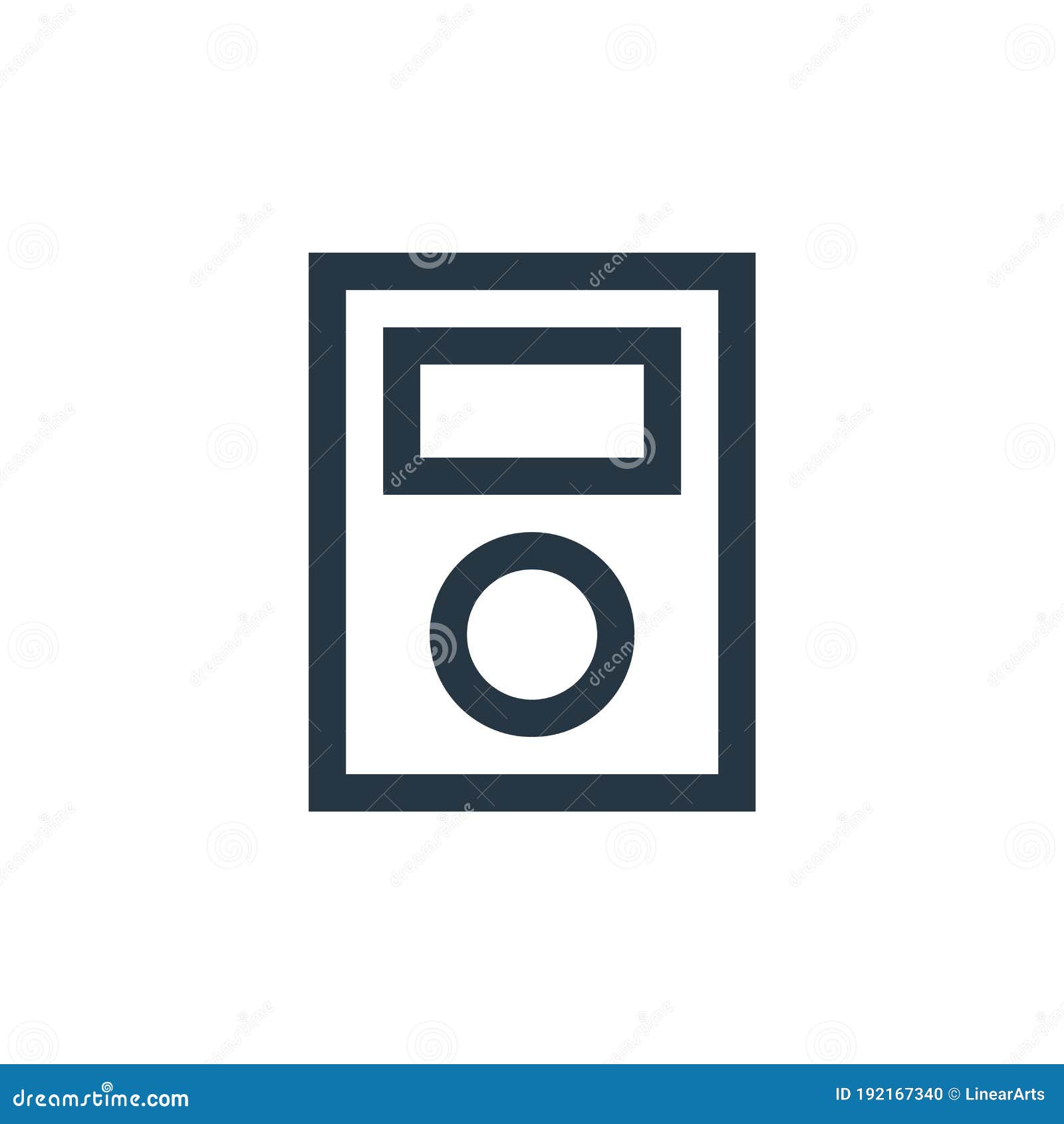 Ipod Icon Vector from Electronic Concept. Thin Line Illustration of ...