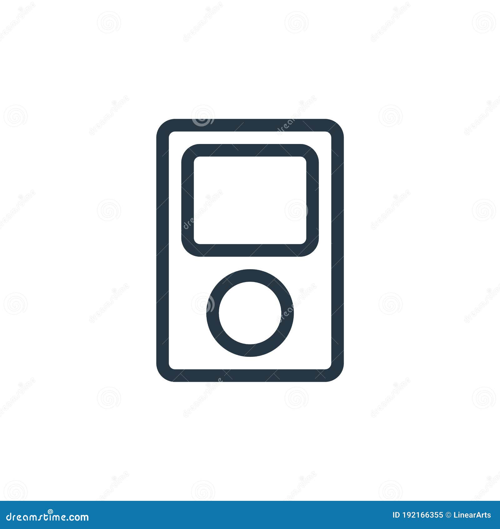 Ipod Icon Vector Sign And Symbol Isolated On White Background, I ...