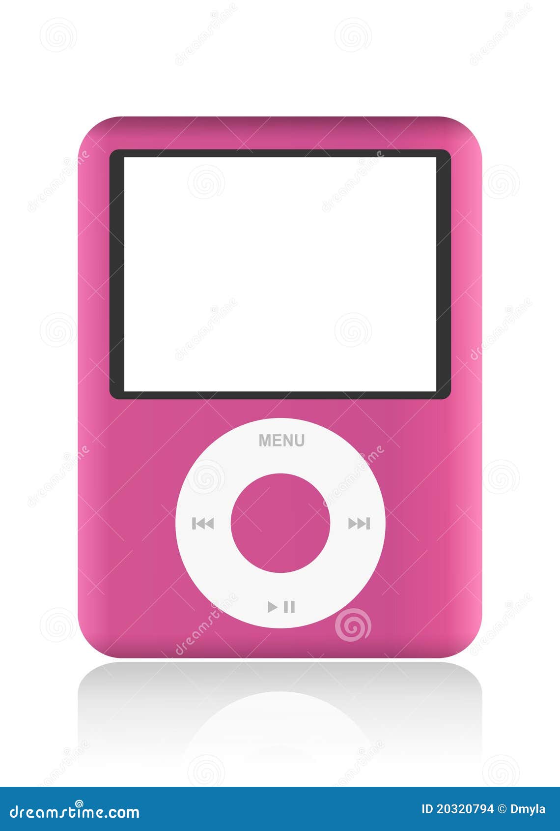 IPod isolated editorial stock image. Image of pause, nano - 20320794