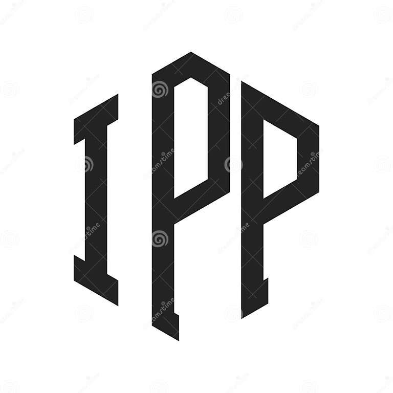 IPP Logo Design. Initial Letter IPP Monogram Logo Using Hexagon Shape ...