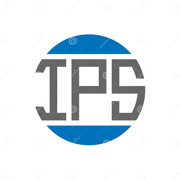 IPS Letter Logo Design on White Background. IPS Creative Initials ...