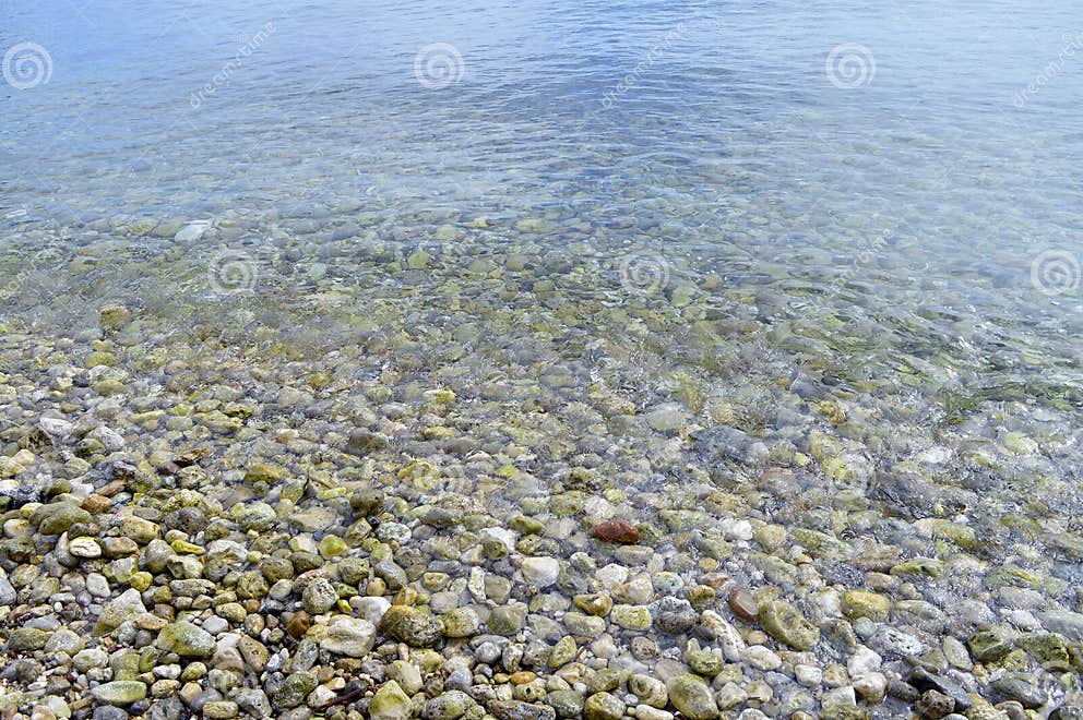 Ipsos Pebble Beach in Corfu Stock Image - Image of coast, collection ...