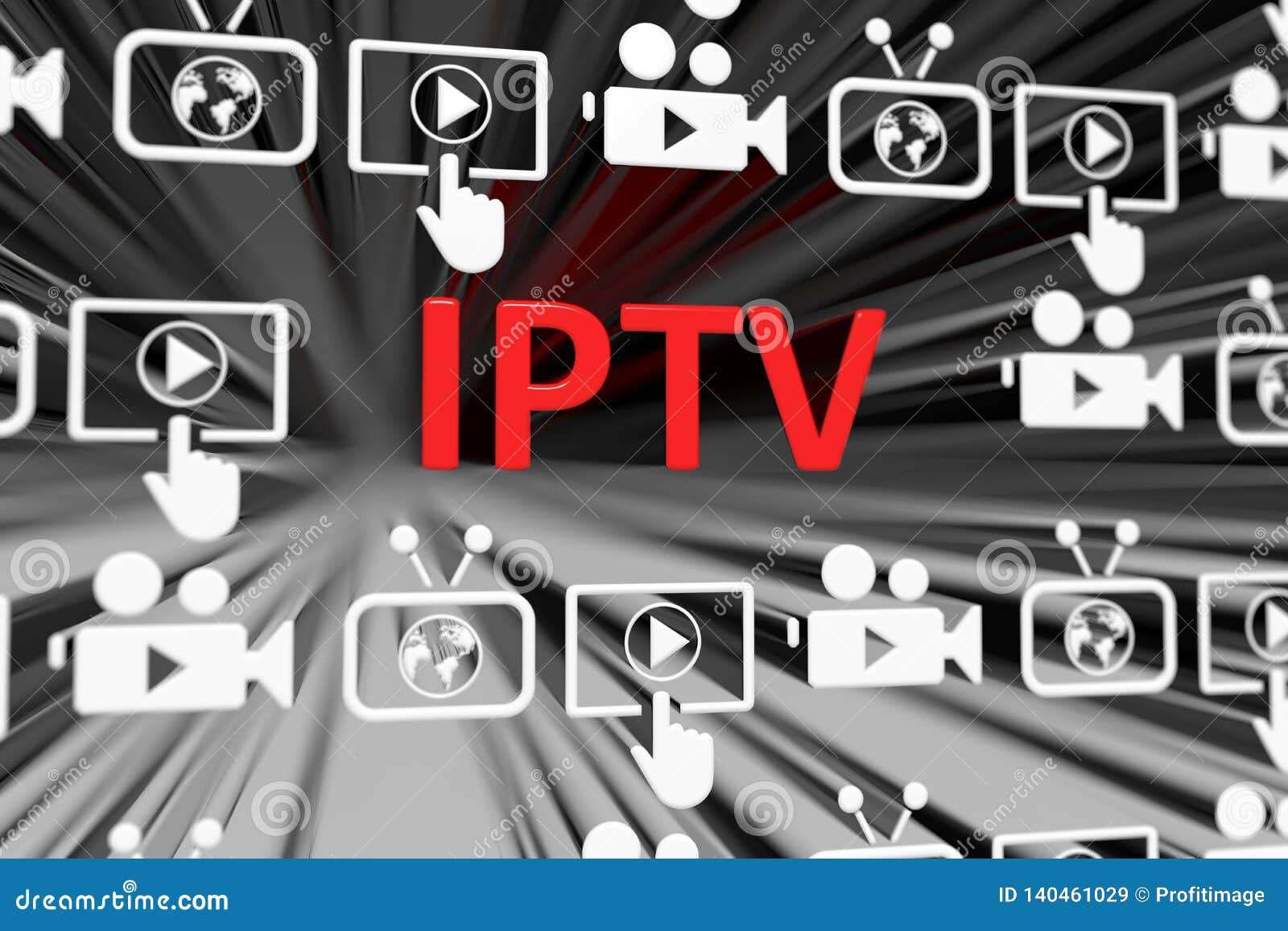 IPTV Concept Blurred Background Stock Illustration - Illustration of ... IPTV Concept Blurred Background Stock Illustration - Illustration of ...