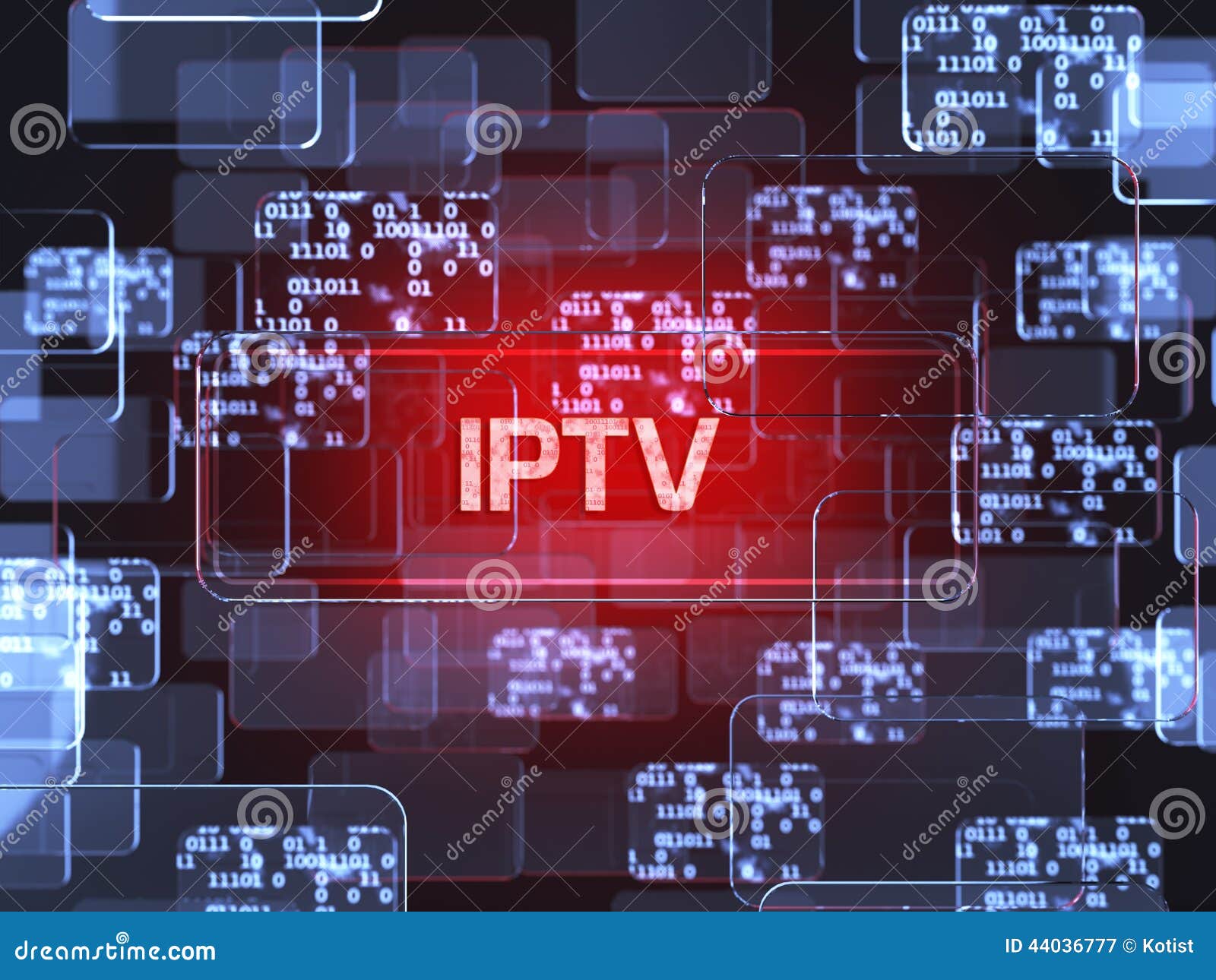 IPTV screen concept stock illustration. Illustration of building - 44036777