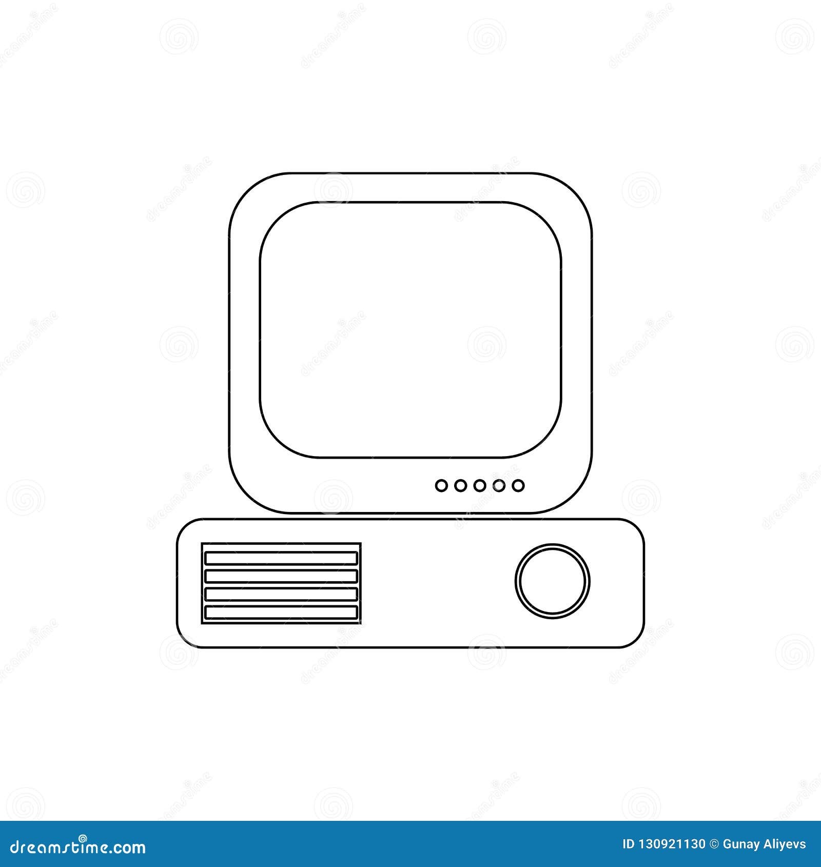 IPTV Vector Icon. Element of Media for Mobile Concept and Web Apps ...