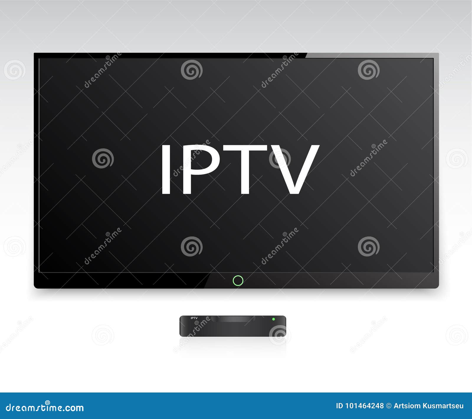 Vector IPTV Smart HD Sign Label. Smart Box TV Set Of Emblem Isolated On ...