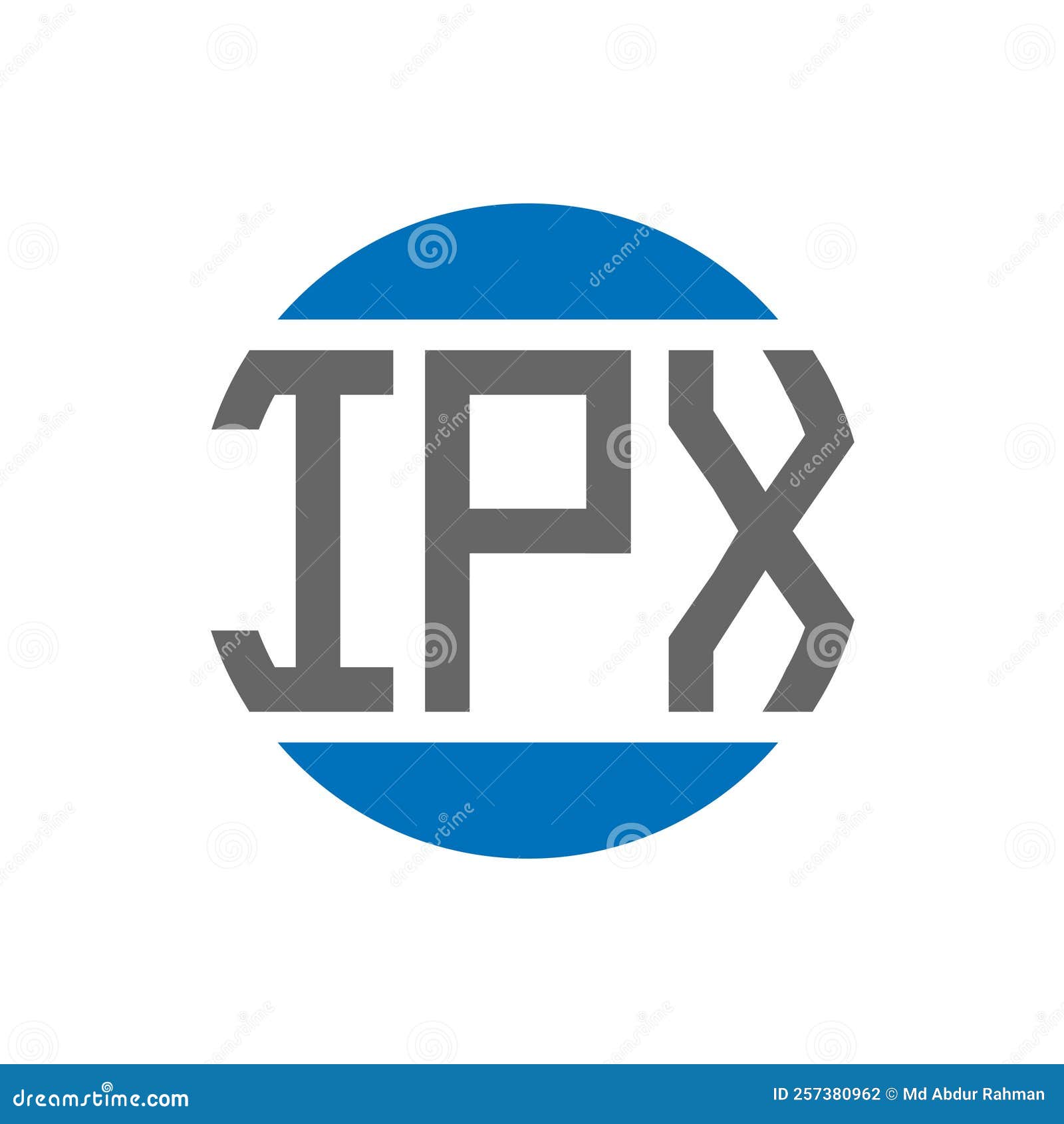 IPX Letter Logo Design on White Background. IPX Creative Initials ...