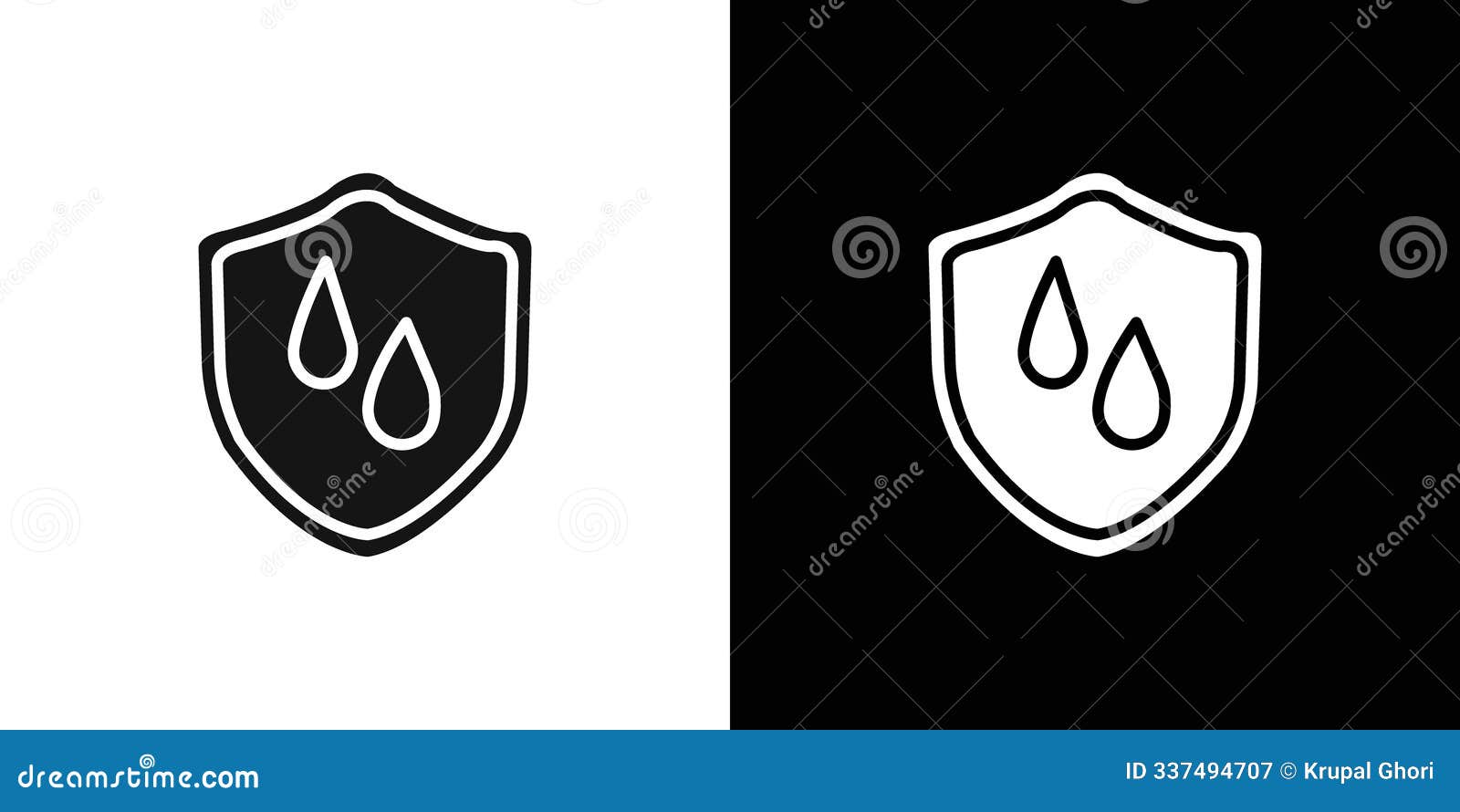 Ipx5 Waterproof Vector Logo Set Collection For Web App Ui ...