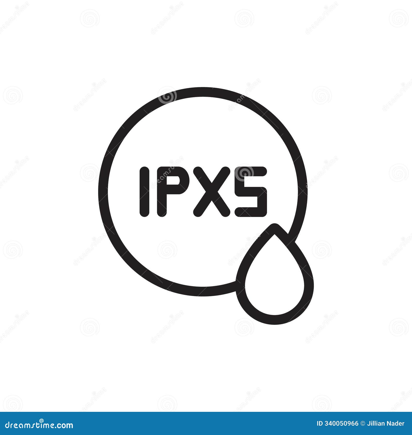 Ipx5 Waterproof Vector Logo Set Collection For Web App Ui ...