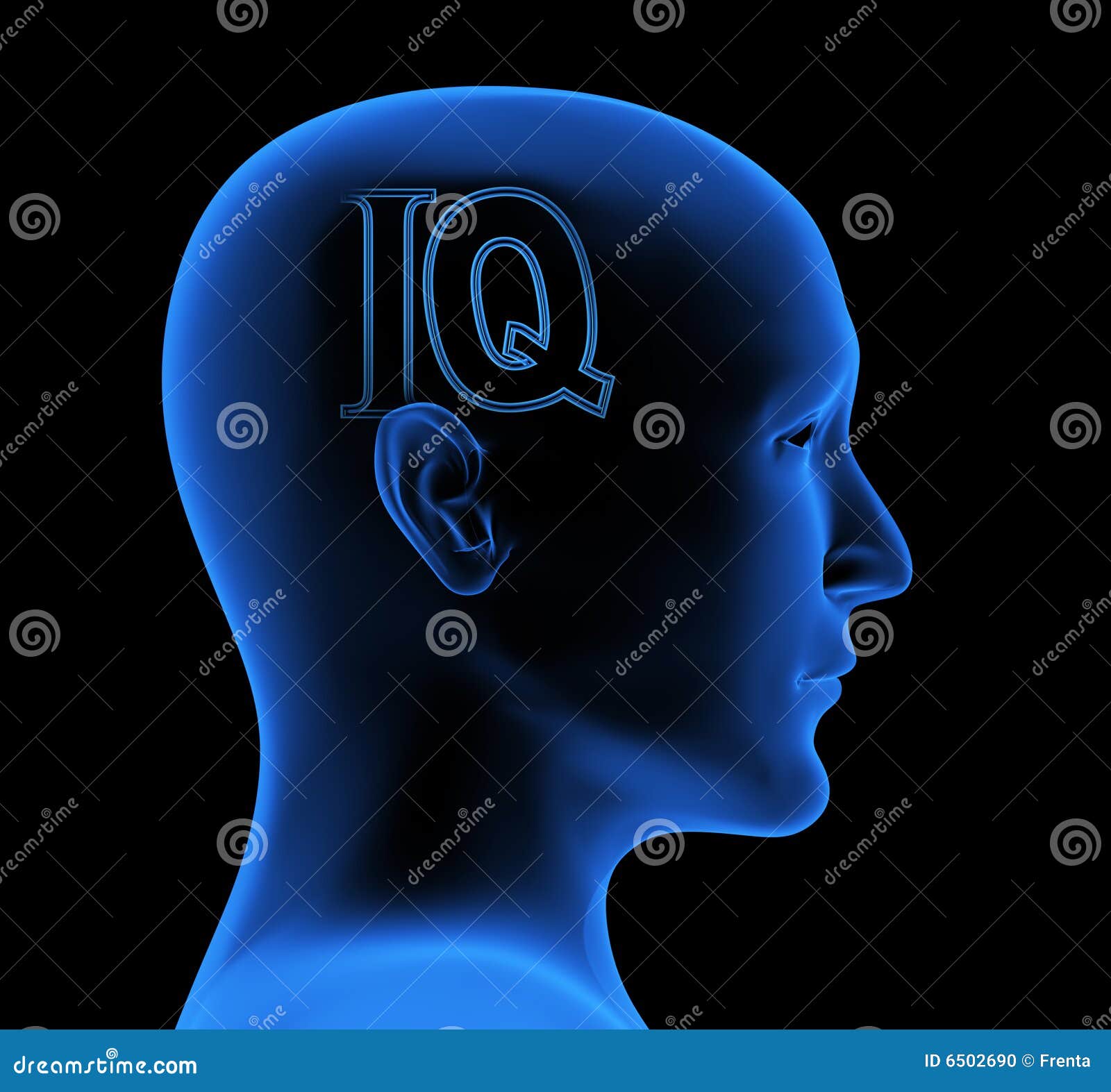 IQ stock illustration. Illustration of development, matter - 6502690