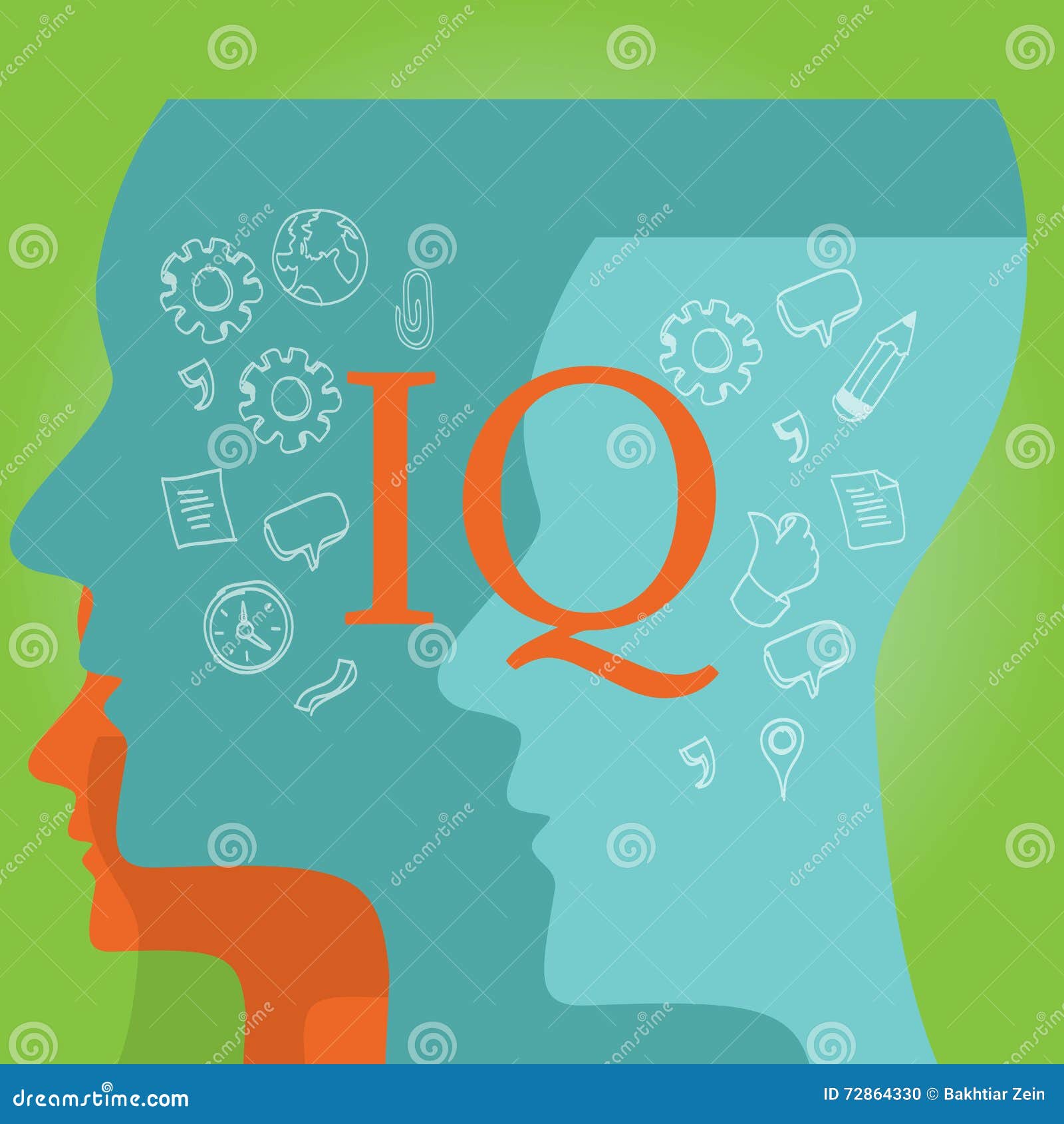 IQ Intellectual Quotient Intelligence Stock Vector - Illustration of ... IQ Intellectual Quotient Intelligence Stock Vector - Illustration of ...