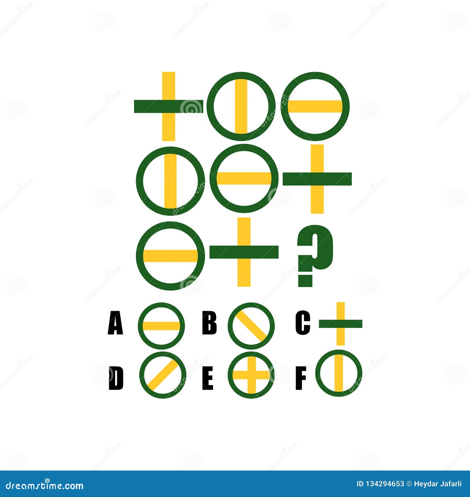 IQ Test. Choose Correct Answer. Logical Task, Educational Game for Kids ...
