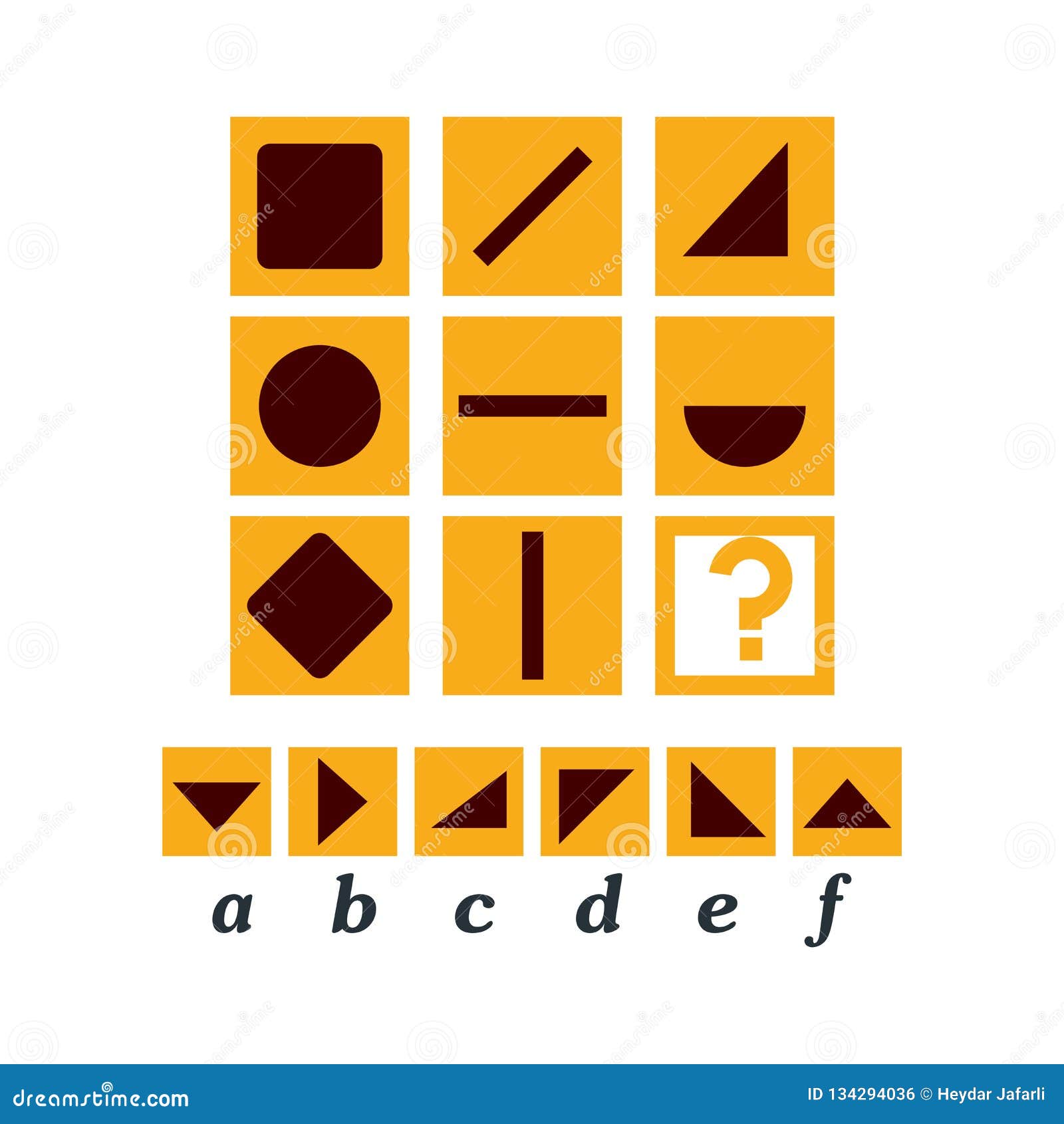 Logical Task. Find The Correct Silhouette Game Vector Illustration ...