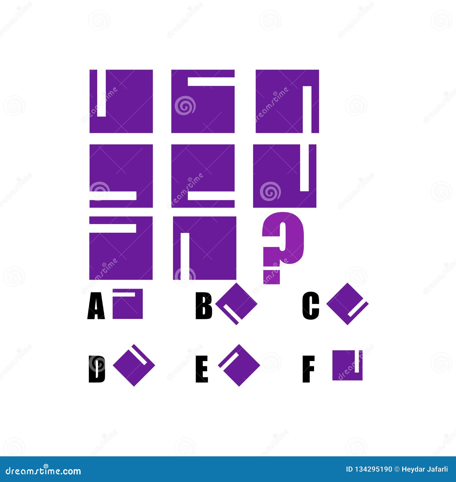 IQ Test. Choose Correct Answer. Logical Task, Educational Game for Kids ...