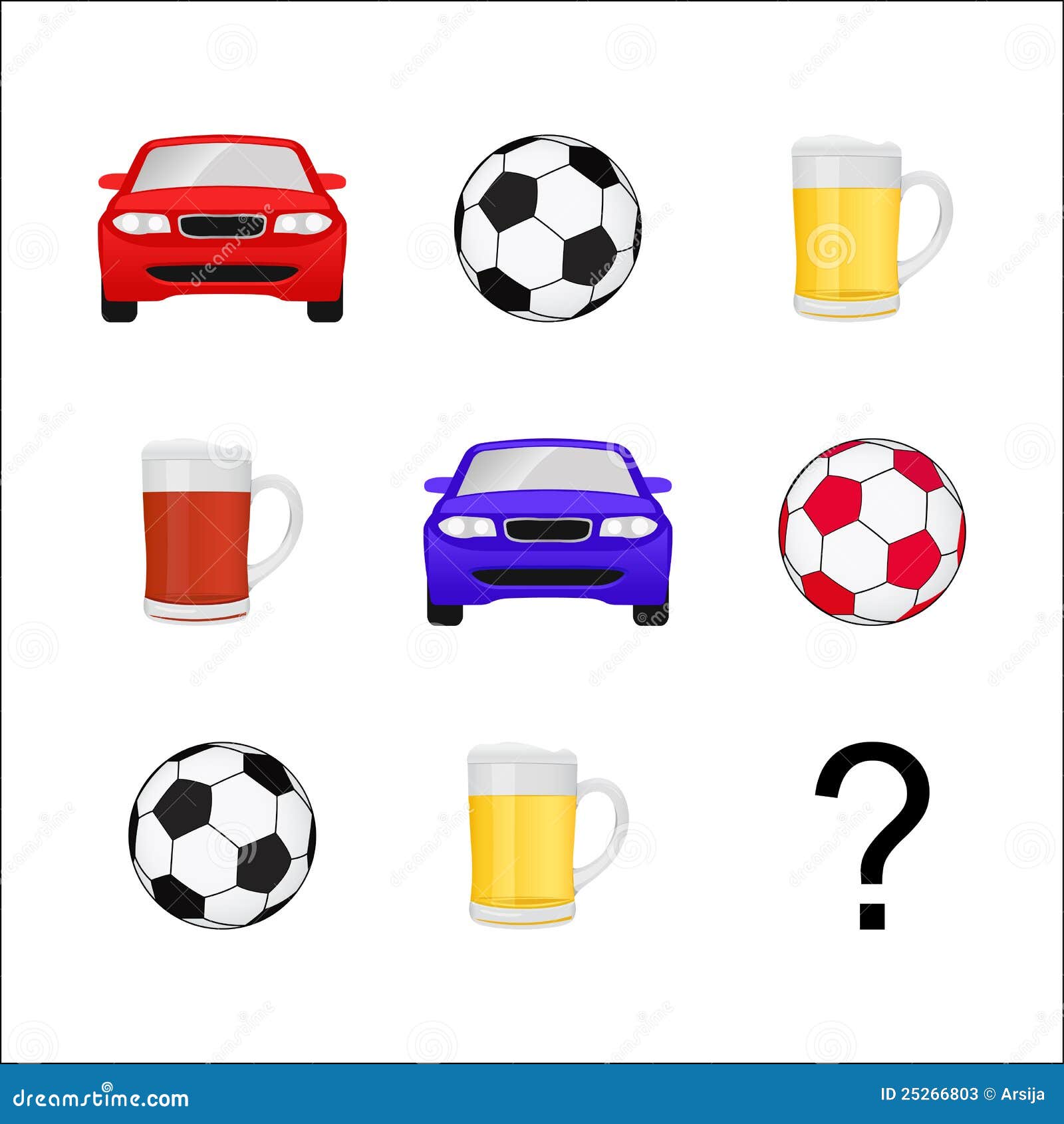 IQ test for men stock vector. Illustration of glass, education - 25266803